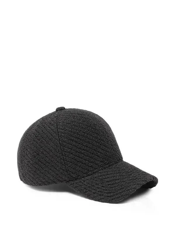 Manière De Voir Textured Twill Baseball Cap