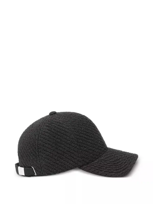 Manière De Voir Textured Twill Baseball Cap