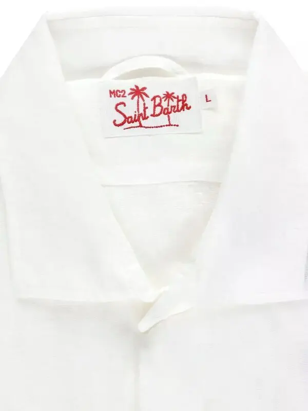 MC2 SAINT BARTH Long-sleeve Linen Shirt