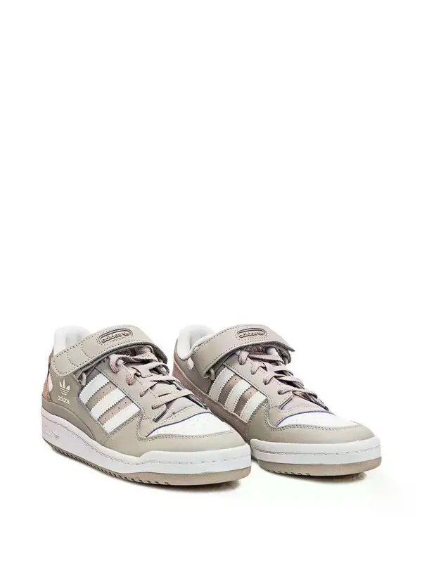 Adidas Forum Low Striped Trainers - Grey