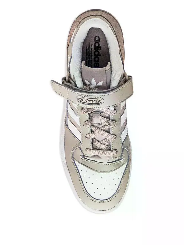 Adidas Forum Low Striped Trainers - Grey