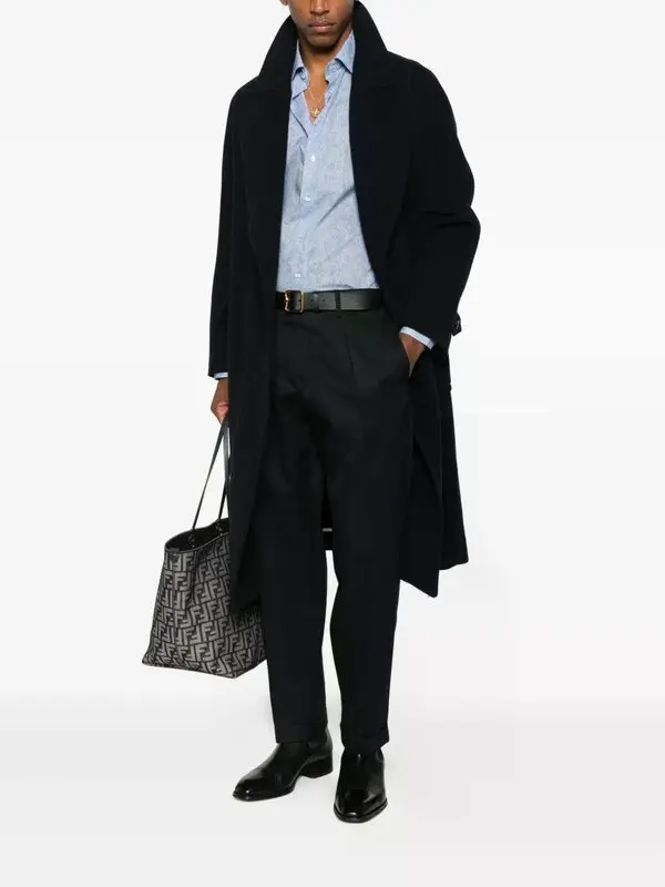 BRIGLIA 1949 Pleated Trousers - Blue