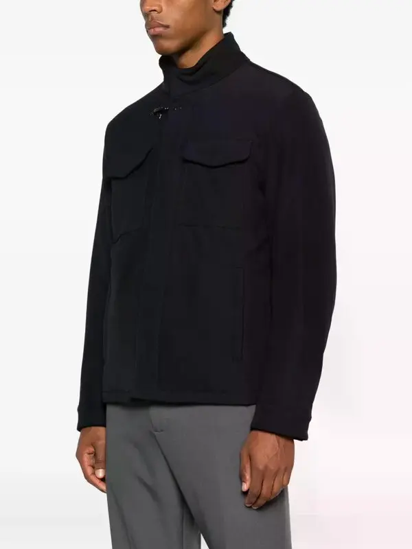 FAY Travel Field Jacket With Flap-pockets - Blue