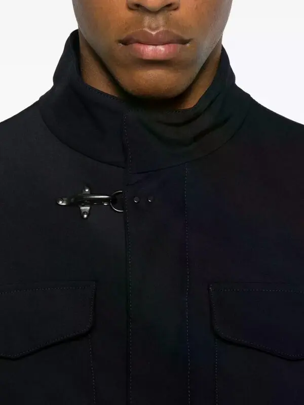 FAY Travel Field Jacket With Flap-pockets - Blue