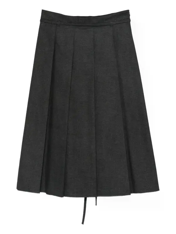HERSKIND Pleated A-line Skirt
