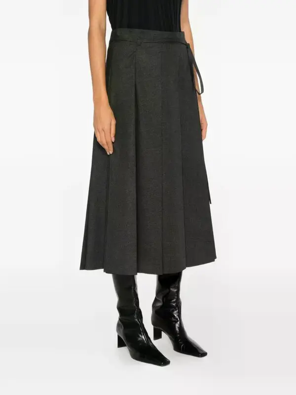 HERSKIND Pleated A-line Skirt