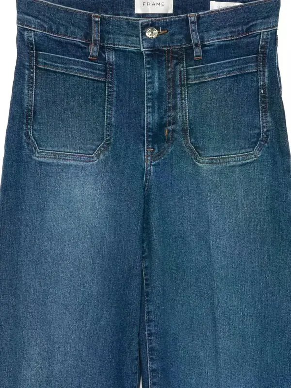 FRAME Button-fastening Jeans