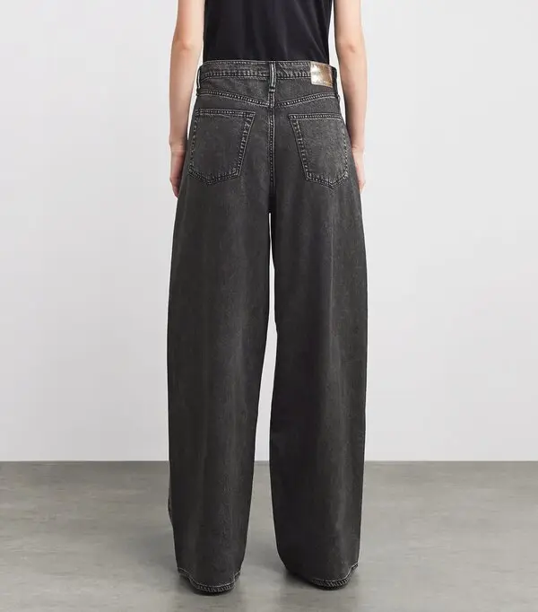 Rag & Bone Embellished Sofie Wide-leg Jeans