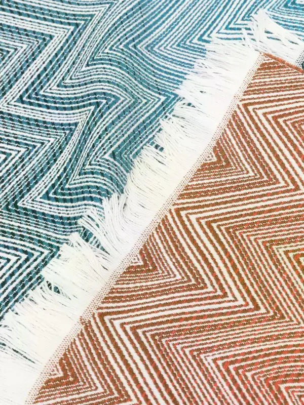 Missoni Chevron-pattern Fringed Blanket