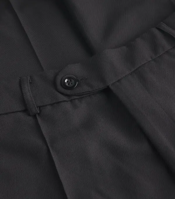 ABOUT:BLANK Everyday Pleated Wide-leg Trousers - Black
