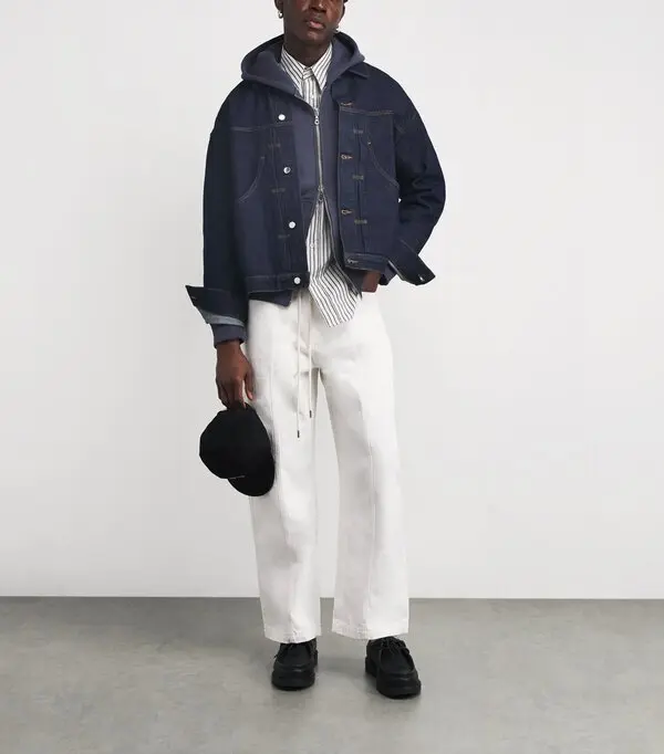 ABOUT:BLANK Wide-leg Felled Jeans