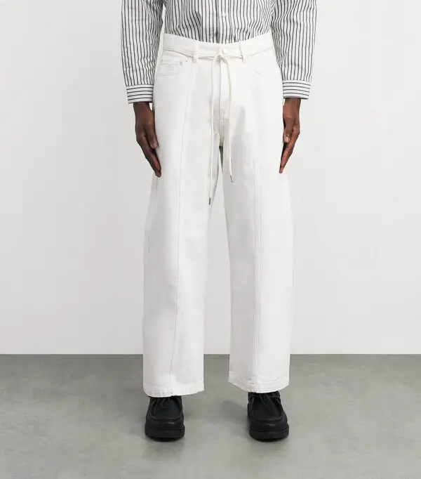 ABOUT:BLANK Wide-leg Felled Jeans