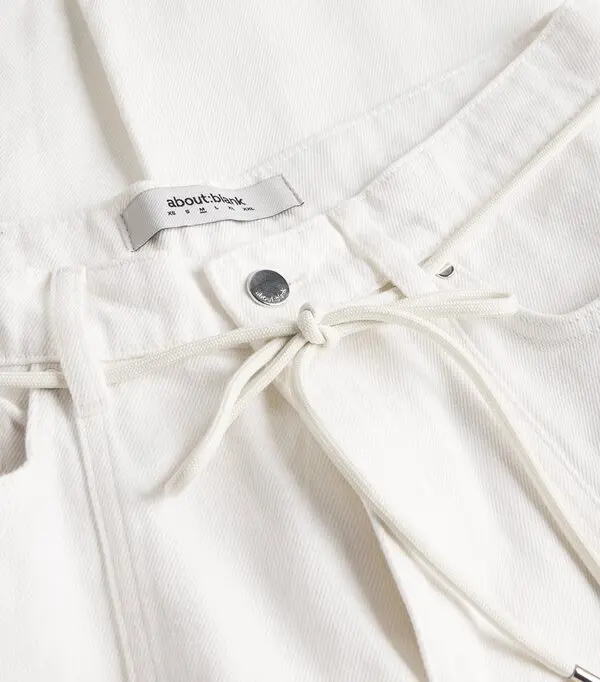 ABOUT:BLANK Wide-leg Felled Jeans