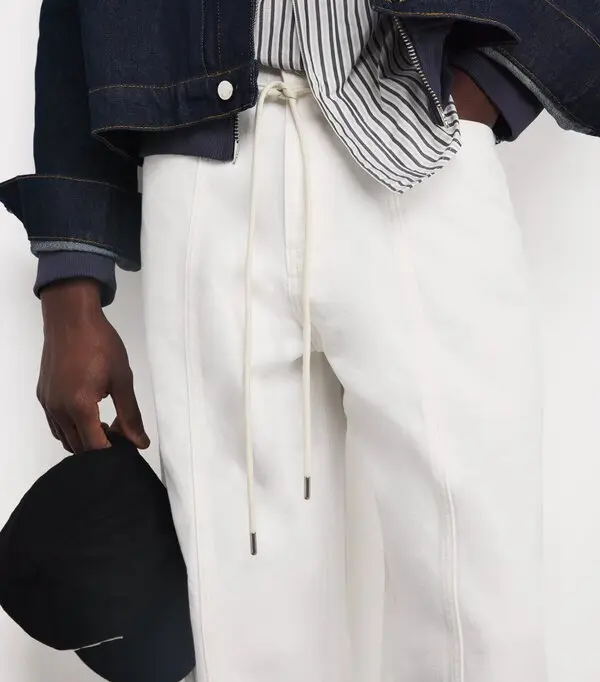 ABOUT:BLANK Wide-leg Felled Jeans