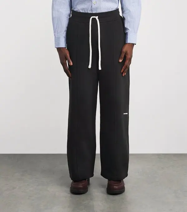ABOUT:BLANK Cotton Logo Wide-leg Sweatpants