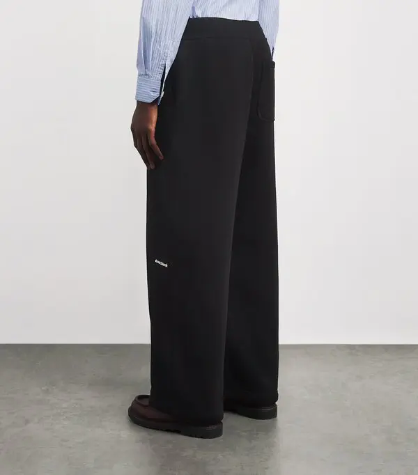 ABOUT:BLANK Cotton Logo Wide-leg Sweatpants