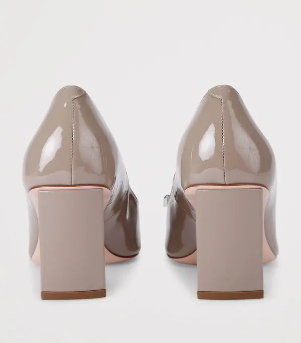ROGER VIVIER Patent Leather Belle Vivier 75 Pumps
