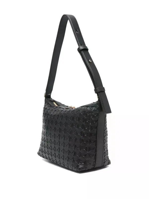 SERAPIAN Small Mosaico Shoulder Bag - Black