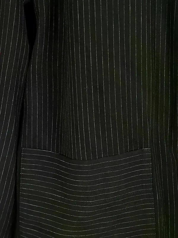 MARIA CALDERARA Pinstriped Pocket Jacket