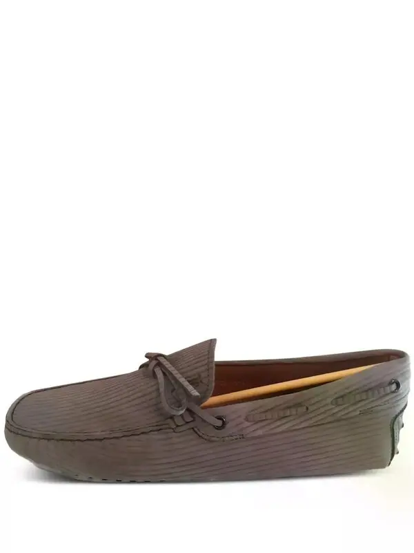 TOD'S Gommino Laced Loafers - Grey