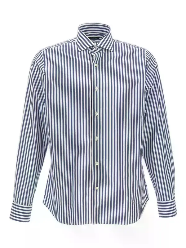MARCHESANI Long-sleeve Striped Shirt
