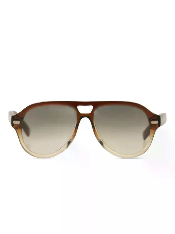 Brunello Cucinelli Pilot Sunglasses - Brown