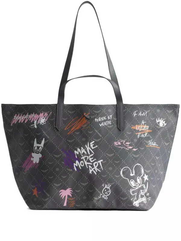 Zadig&Voltaire Large Z Shopper Monogram Tote Bag