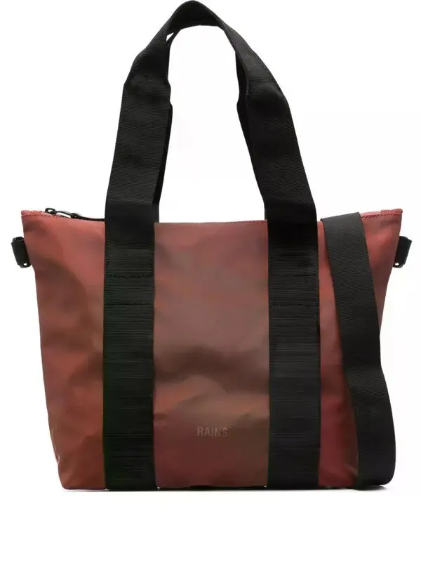 Rains Zip-fastening Tote Bag - Red