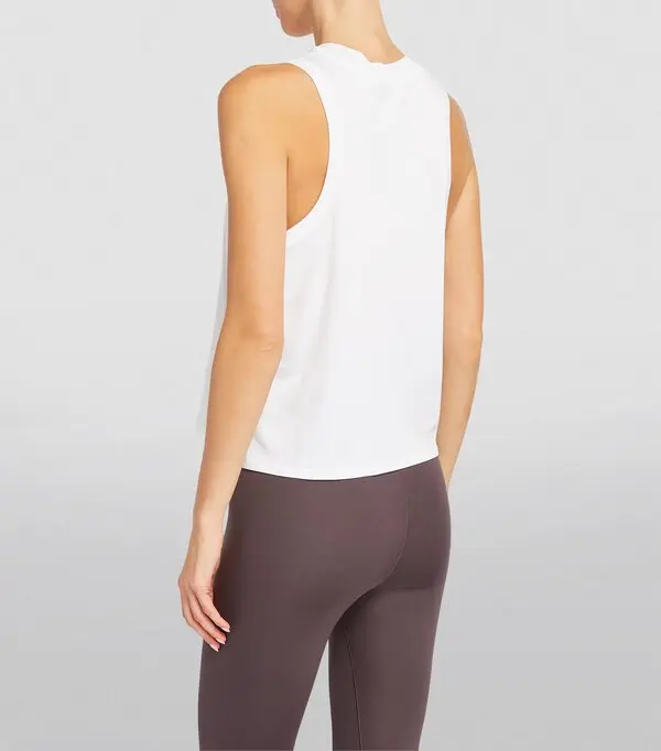 Vuori Energy Tank Top Oversized, Moisture-wicking Performance - White