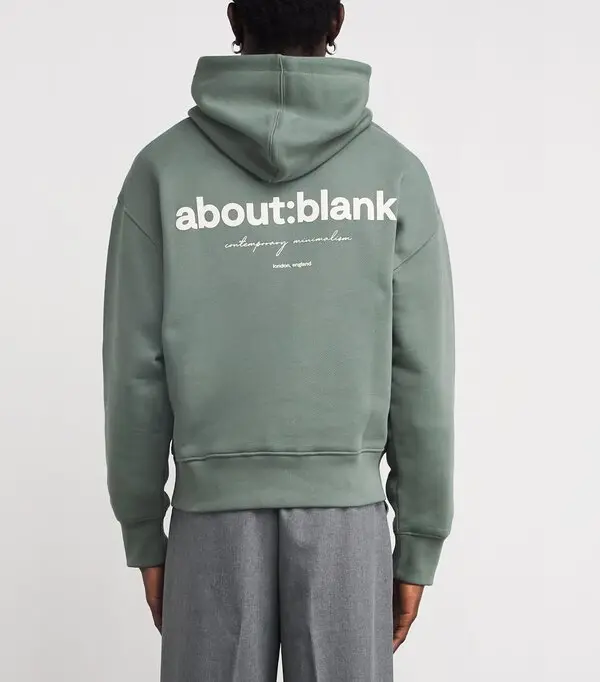 ABOUT:BLANK Cotton Loopback Hoodie - Green
