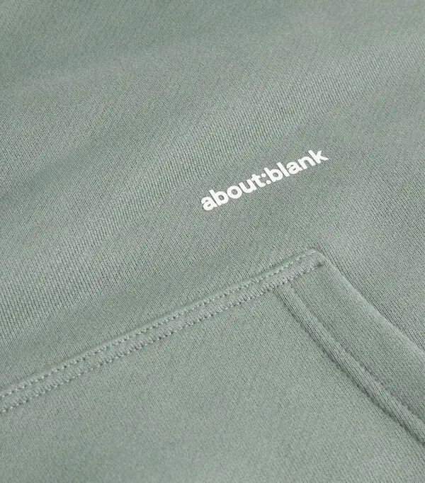 ABOUT:BLANK Cotton Loopback Hoodie - Green