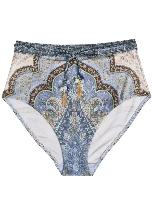 Zimmermann Wanderlust Patterned Bikini Briefs - Multicoloured 1