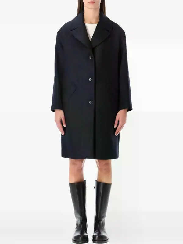 A.p.c. Ninon Buttoned Coat - Blue