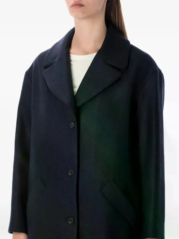 A.p.c. Ninon Buttoned Coat - Blue
