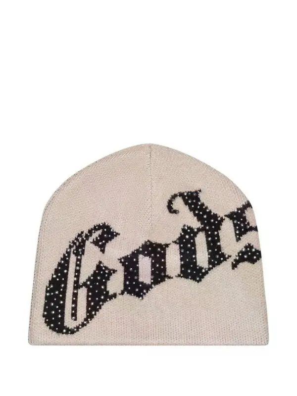 GODSPEED Logo Studded Beanie - Neutrals