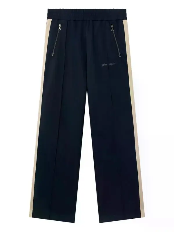 Palm Angels Logo Zip Classic Track Pants - Blue