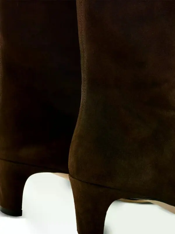 Staud Wally Pointed Knee High Boots - Brown