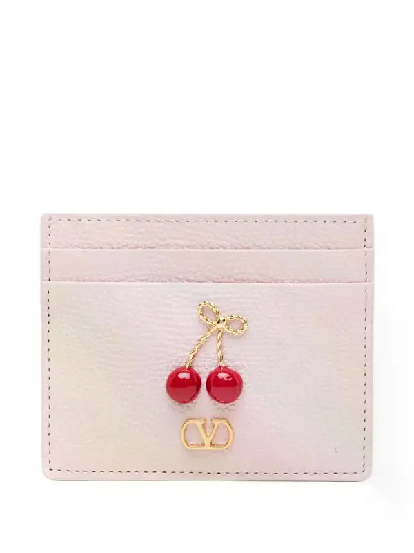 Valentino Garavani Cherryfic Cardholder - Pink
