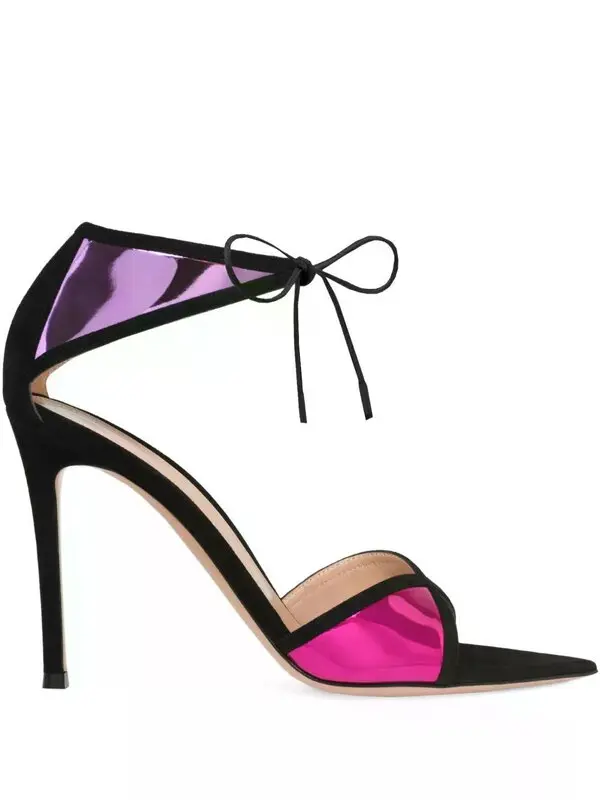 GIANVITO ROSSI 105mm Ankle-tie Heeled Sandals