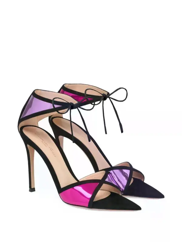 GIANVITO ROSSI 105mm Ankle-tie Heeled Sandals