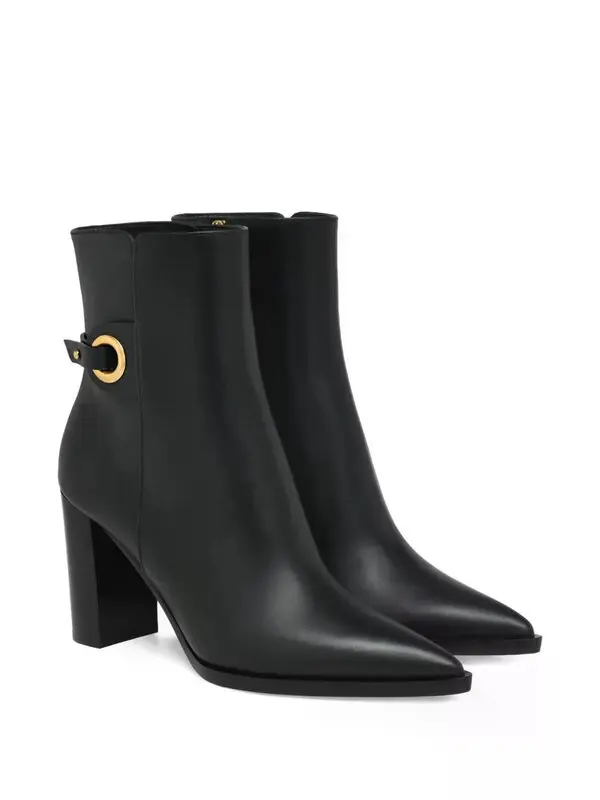 GIANVITO ROSSI Granada Buckle Boots - Black
