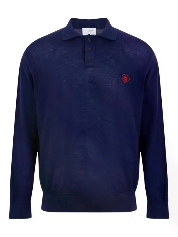 FAMILY FIRST Logo-embroidered Polo Shirt