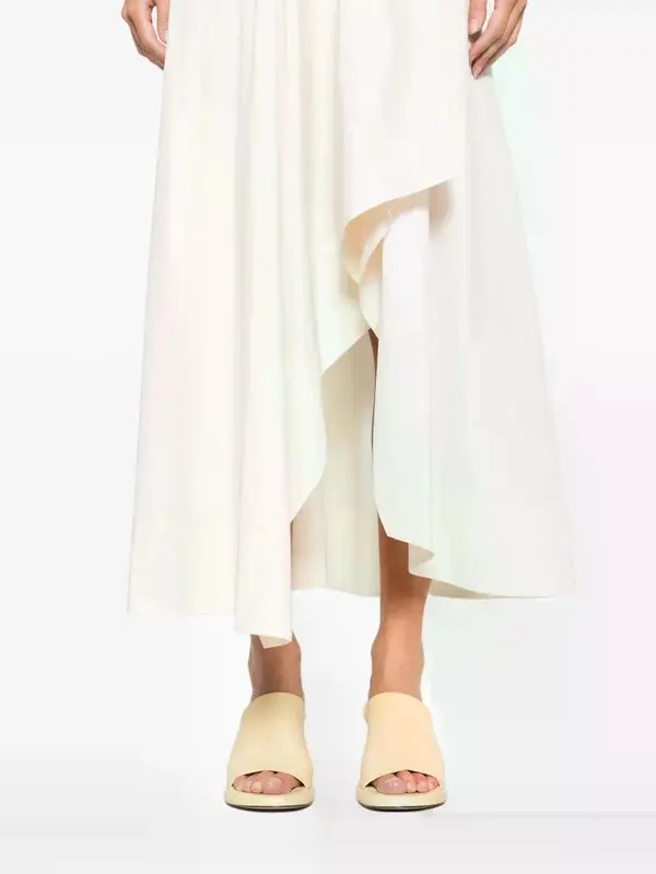 ST. AGNI Asymmetric Maxi Dress - Neutrals