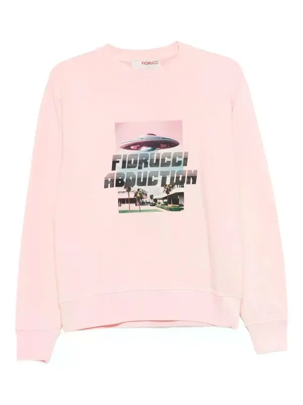 Fiorucci Printed Sweatshirt - Pink