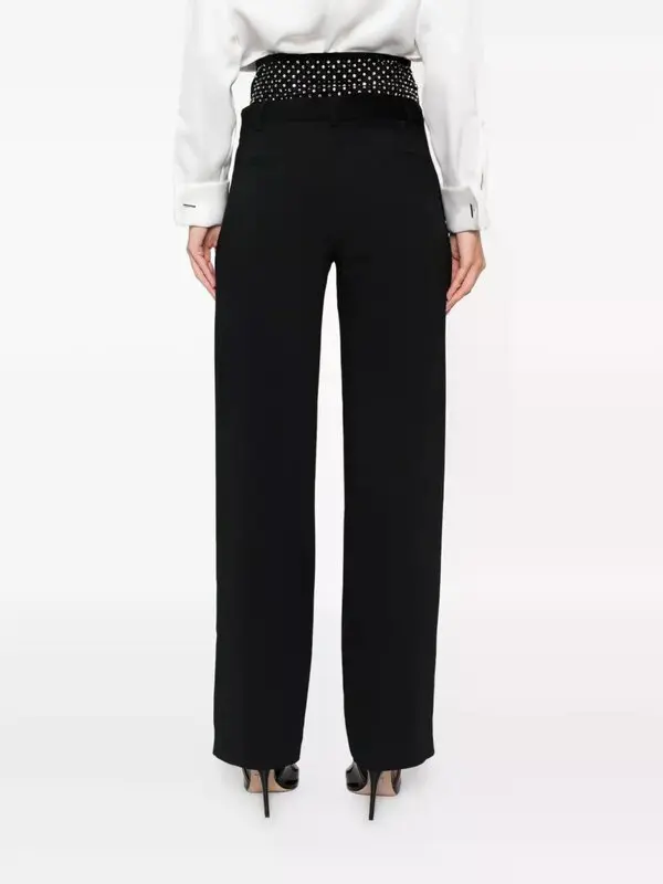 SIMONA CORSELLINI Embellished High-waisted Trousers