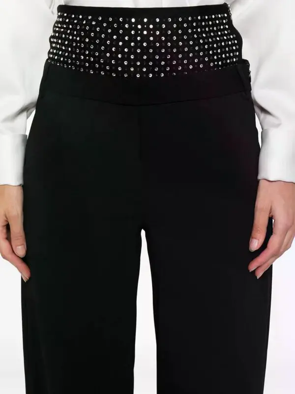 SIMONA CORSELLINI Embellished High-waisted Trousers