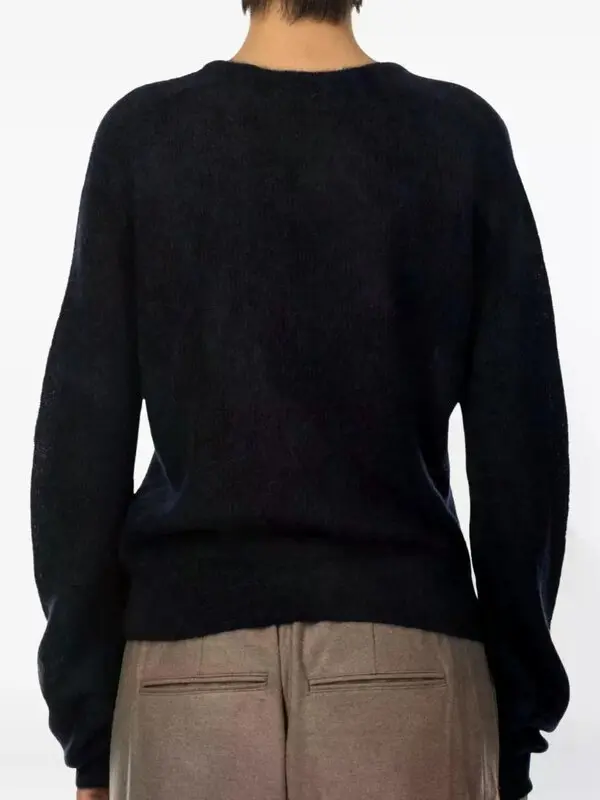 Auralee Brushed-finish Sweater - Blue