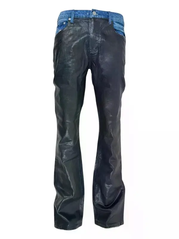 PURPLE BRAND Coated Flare Jeans