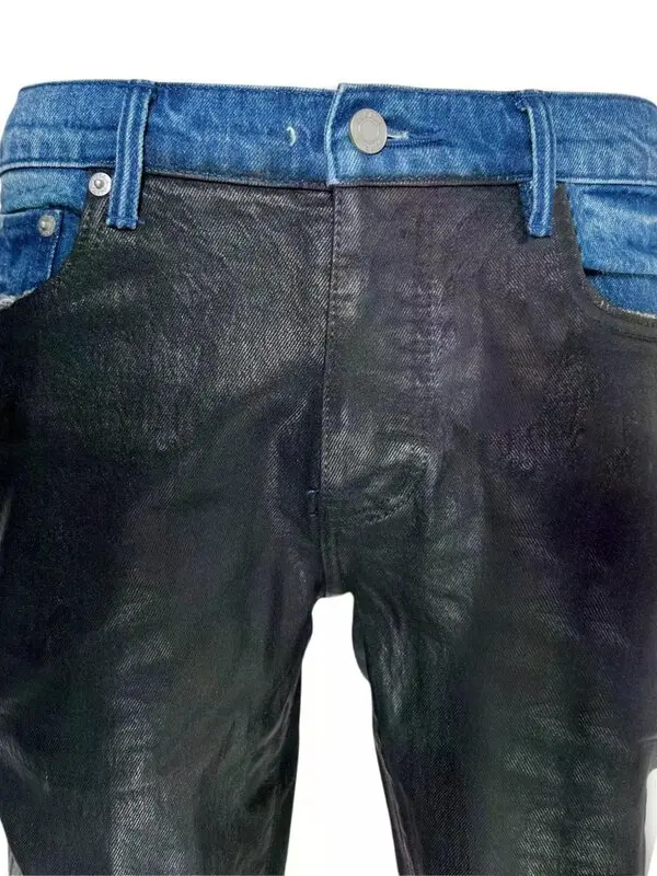 PURPLE BRAND Coated Flare Jeans