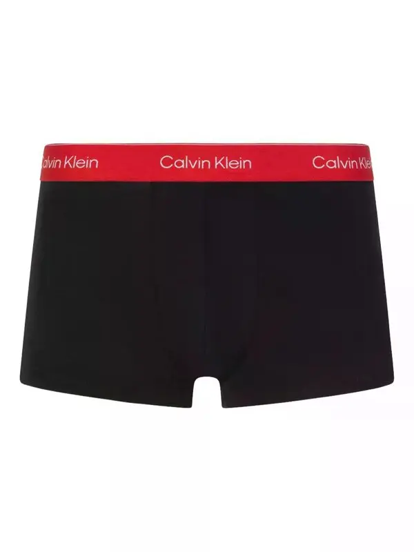 Calvin Klein Logo-waistband Boxers - Black